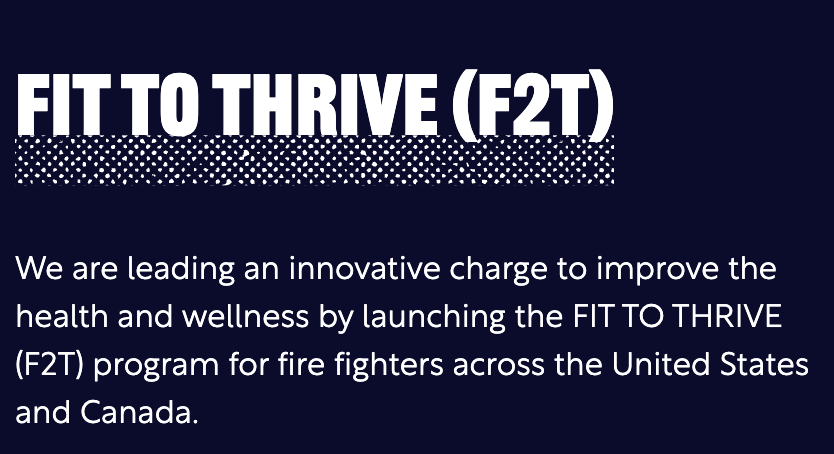 Fit to Thrive (F2T) - First Responder Center for Excellence